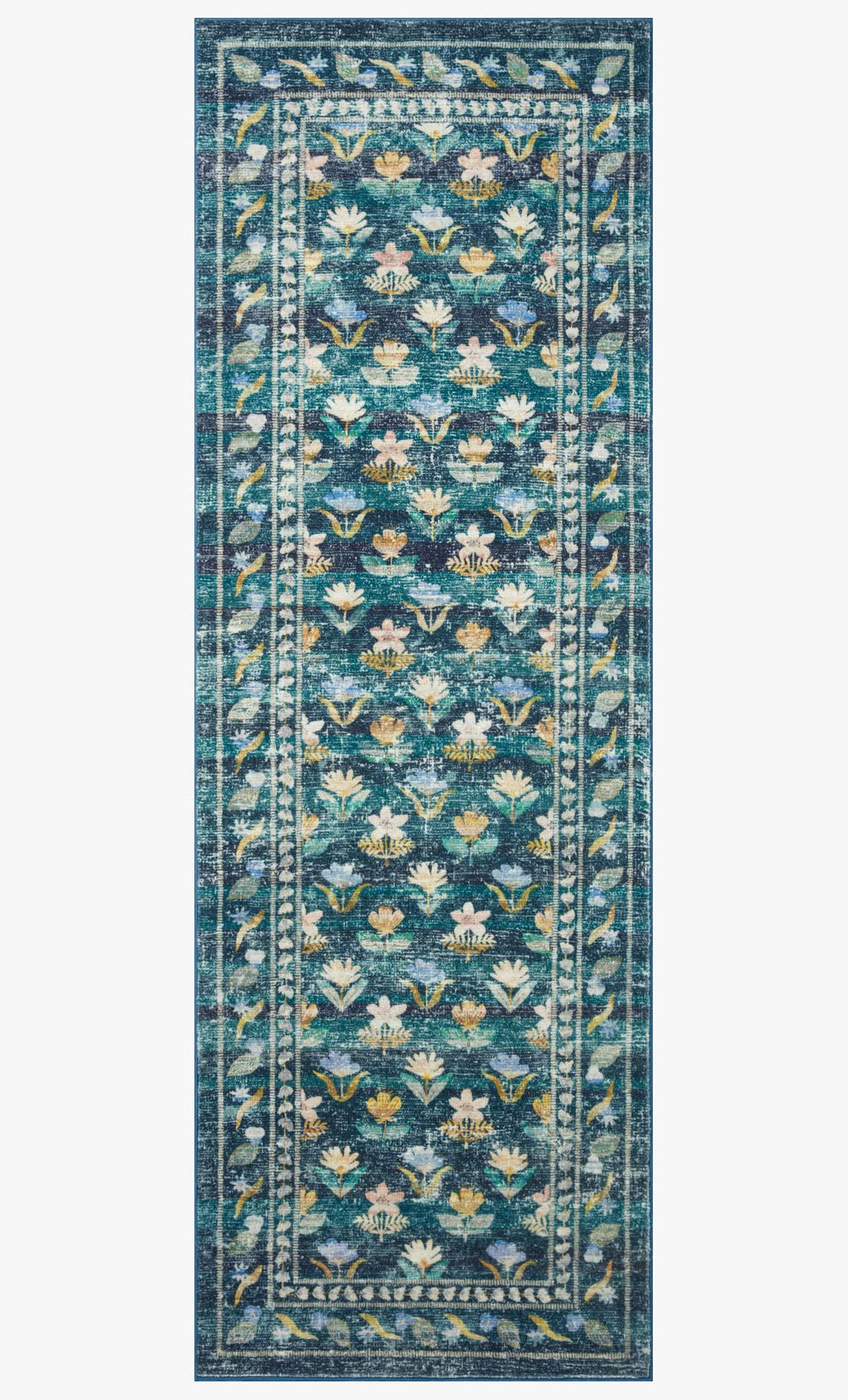 Rifle Paper Co x Loloi Courtyard Rug - Hadley Emerald – Relish Decor