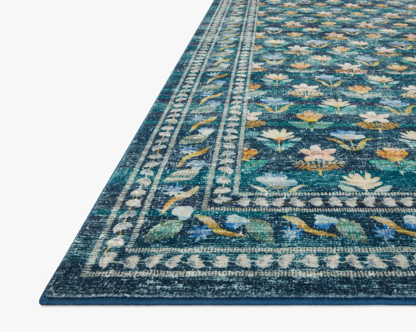 Rifle Paper Co x Loloi Courtyard Rug - Hadley Emerald – Relish Decor
